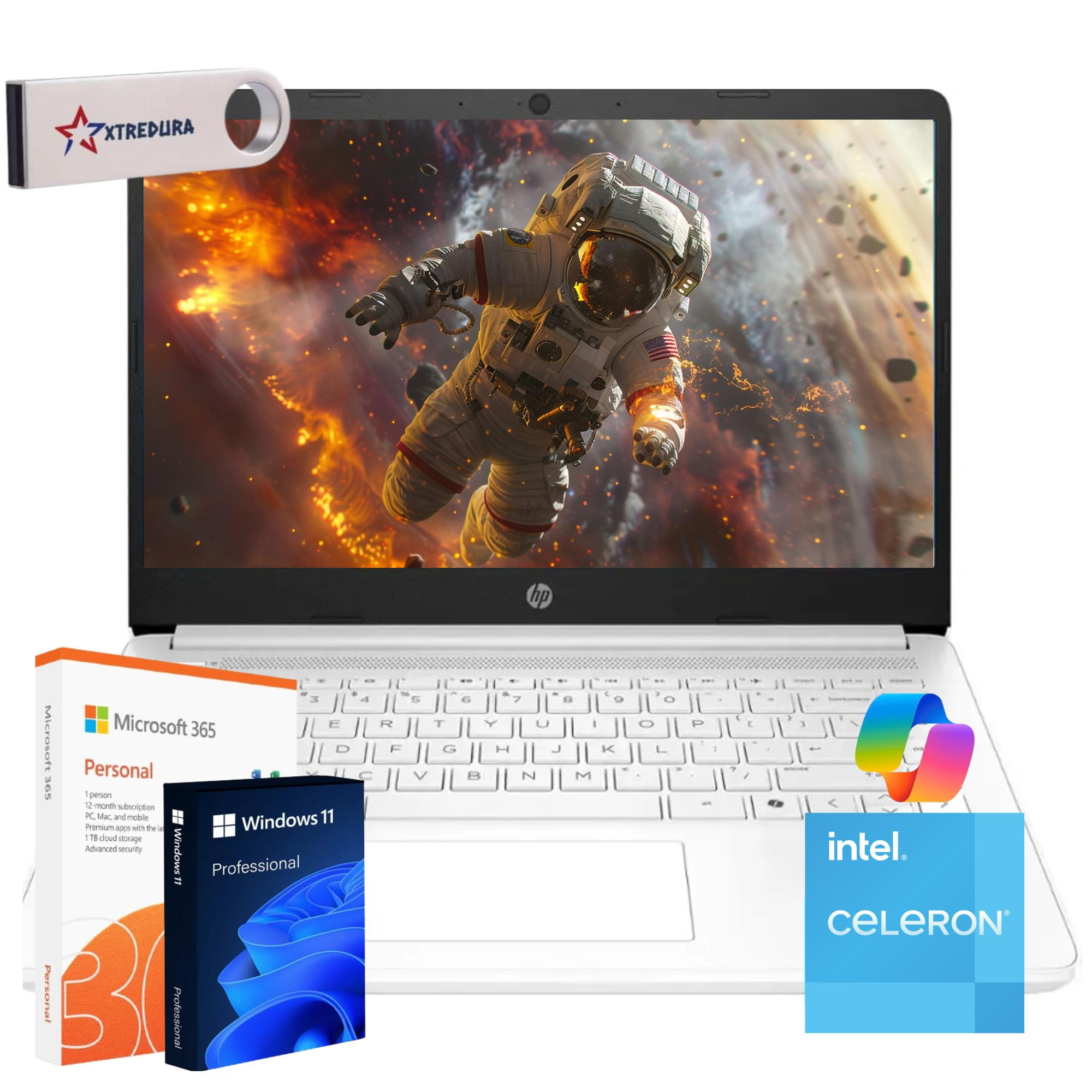 HP 14" HD Laptop For Student and Business, Intel Celeron N4500 Beat N4120 , 8GB RAM, 256GB PCle ...