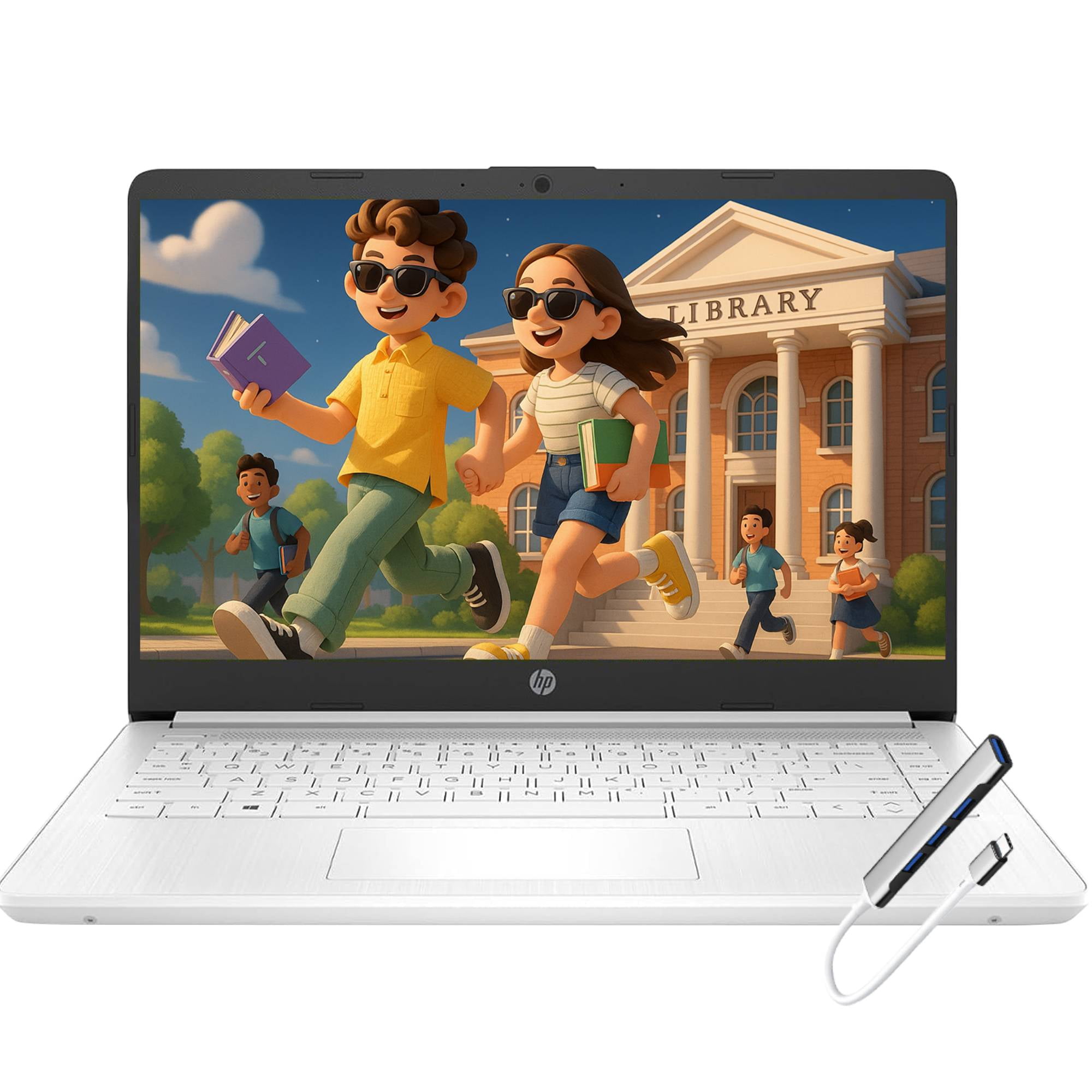 HP 14" HD Laptop for Students & Business, Intel Quad-Core, 8GB RAM ...