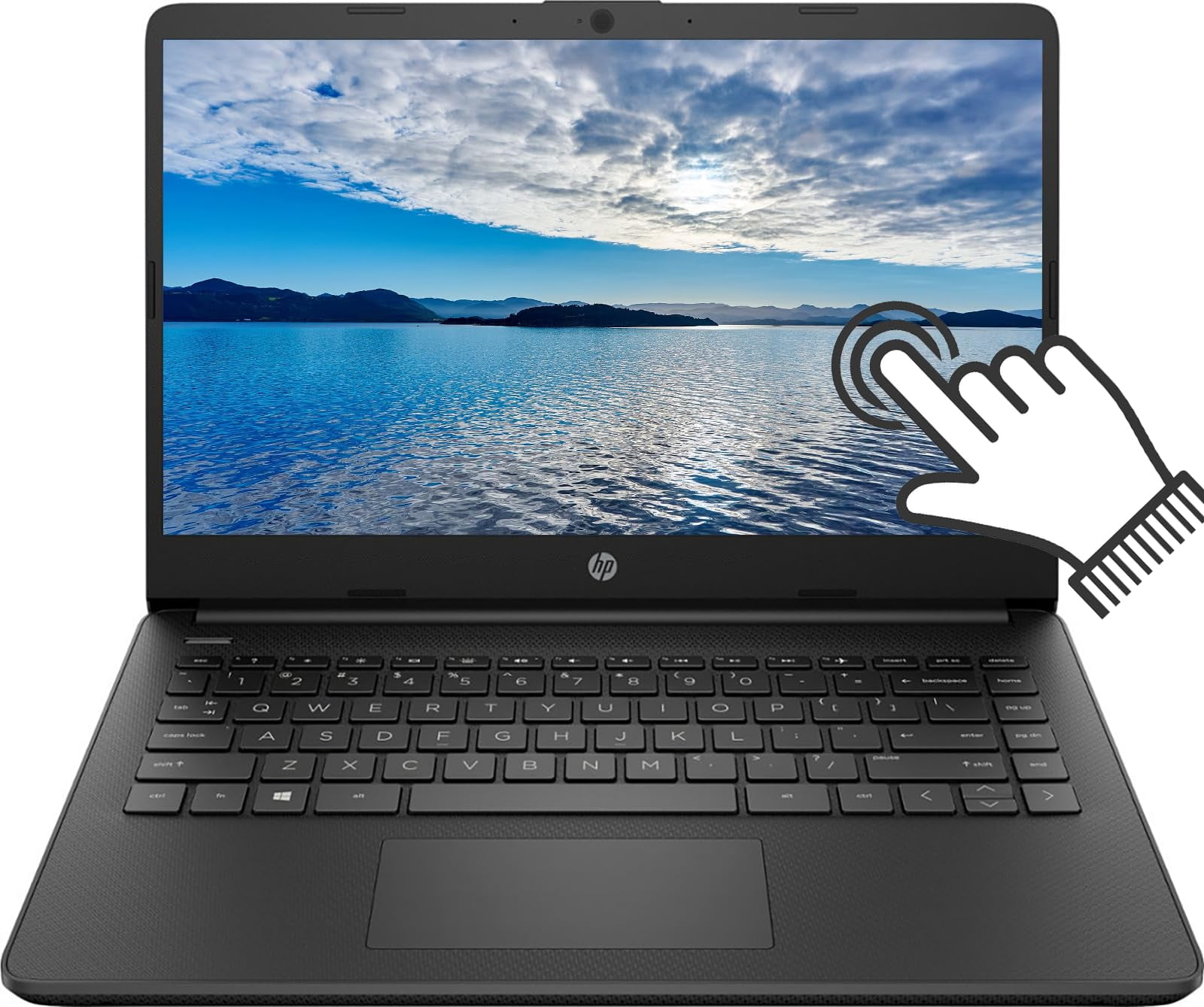 HP 14" HD Touchscreen Laptop Computer, for Business and Students, AMD ...