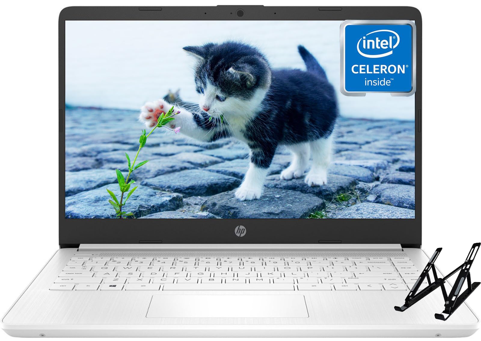 HP 14 Inch Laptop Computer Newest, Intel Quad-Core 4120 Processor, 16GB ...