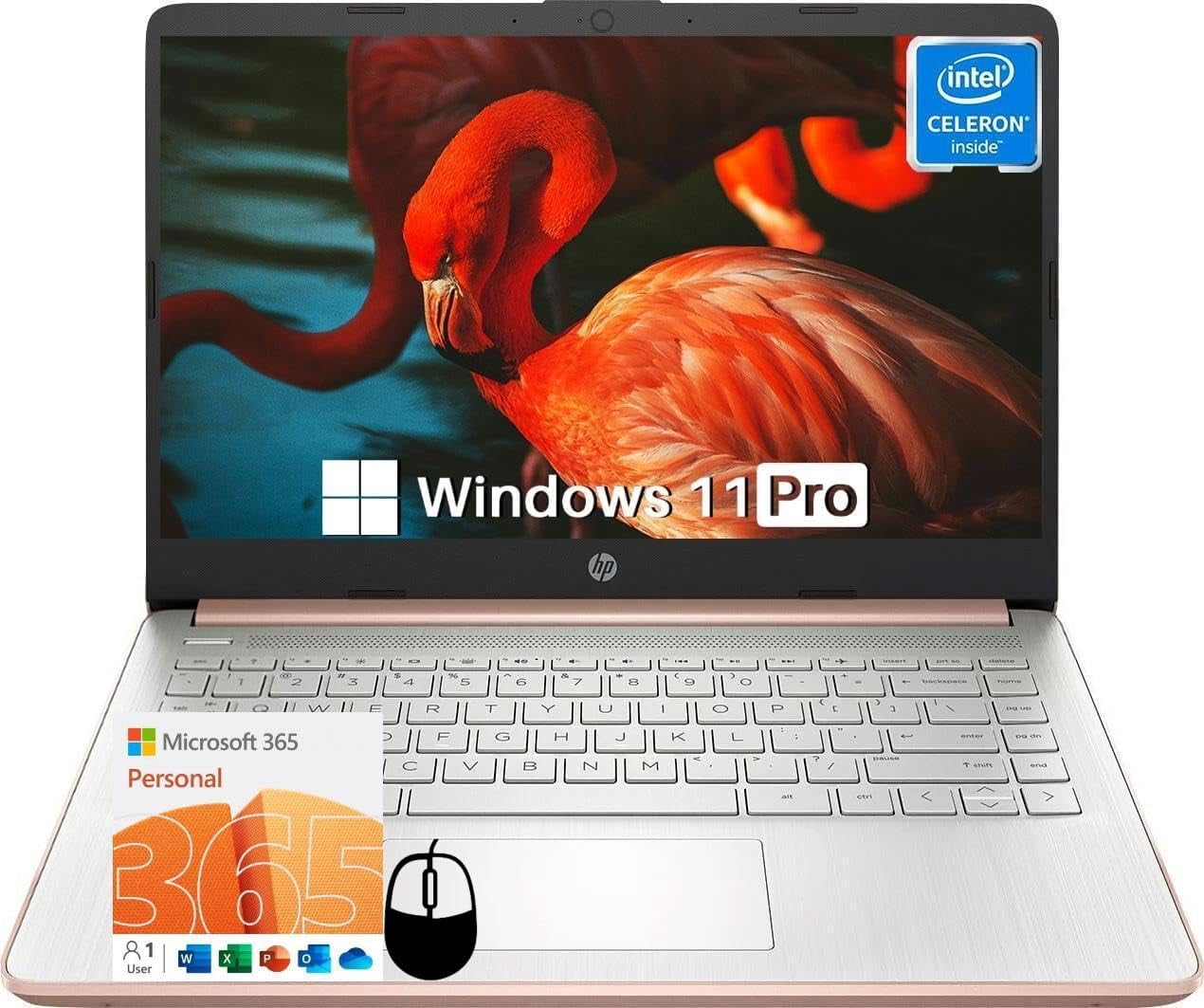 HP 14 Inch Laptop Student Business, with Windows 11 Pro, Intel Dual ...