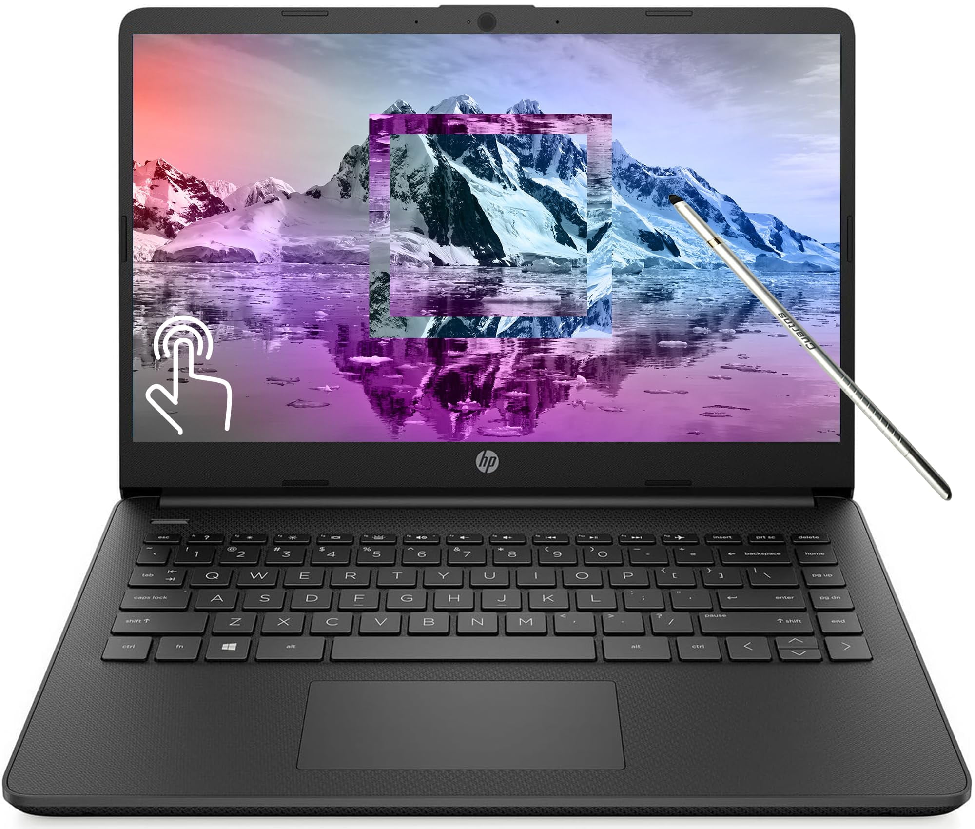 HP 14 Inch Touchscreen Laptop for College Student, AMD Ryzen 3 5300U ...
