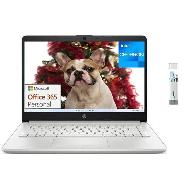 HP 14" Laptop, 4GB RAM, 320GB Storage, Intel Quad-Core, Windows 11 Home ...