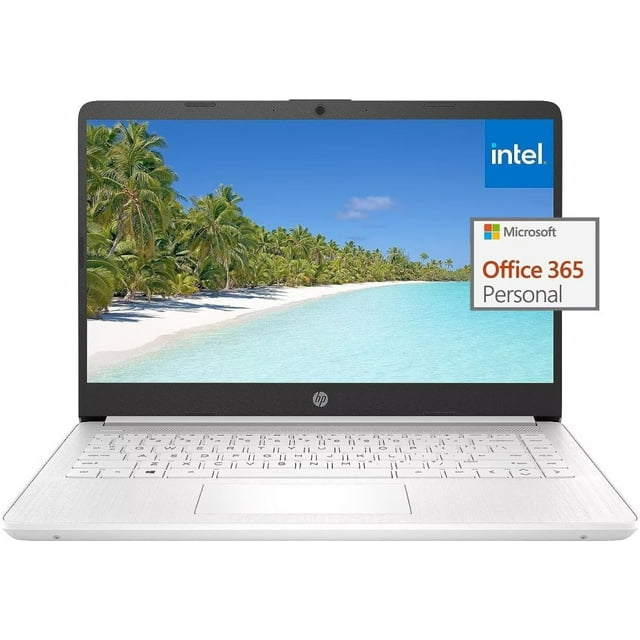HP - 14" Laptop - Intel Celeron - 4GB Memory - 64GB eMMC - Rose Gold ...