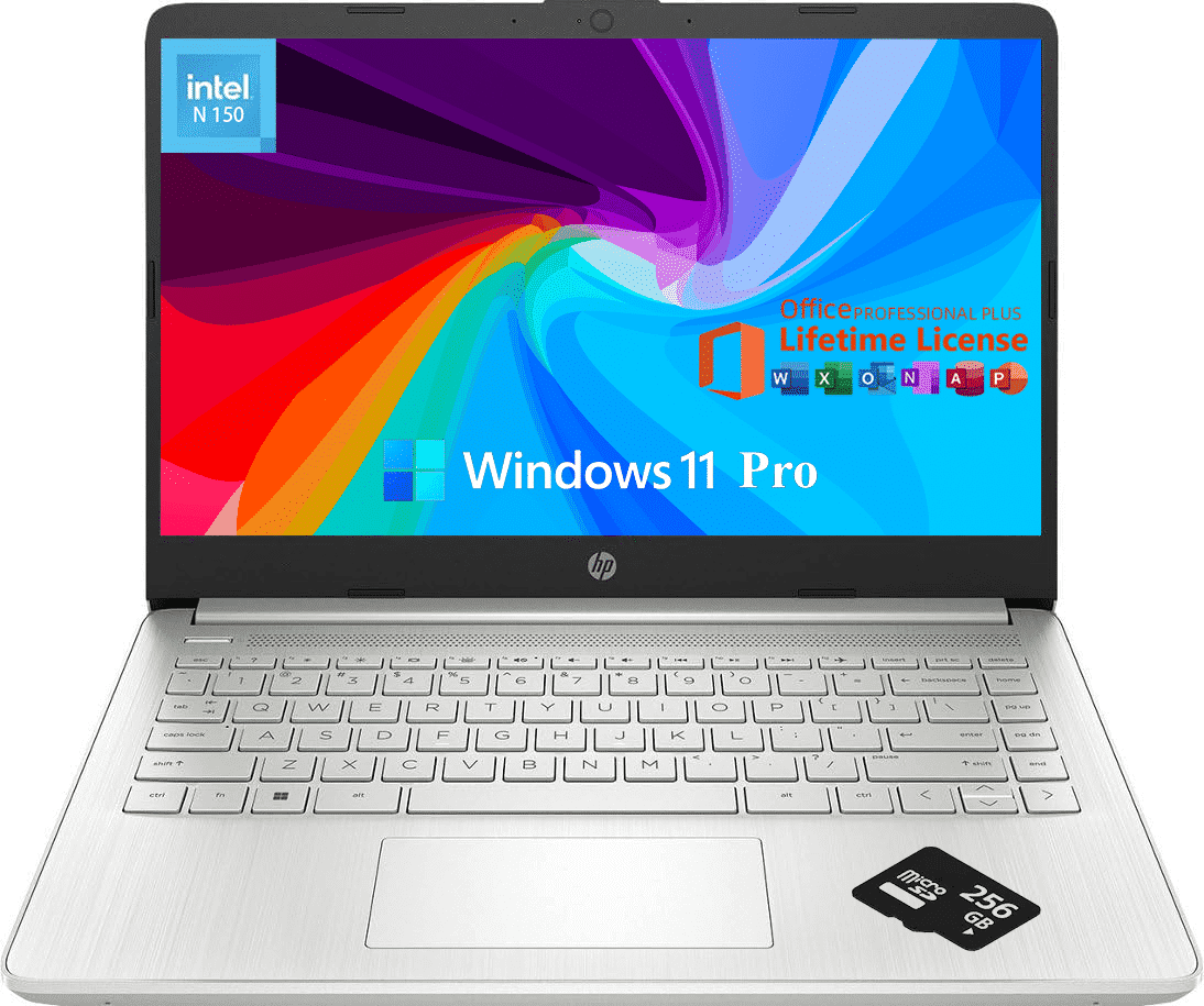 HP 14" Laptop for Student & Business, Intel N150(Up to 3.6GHz) , 14 ...