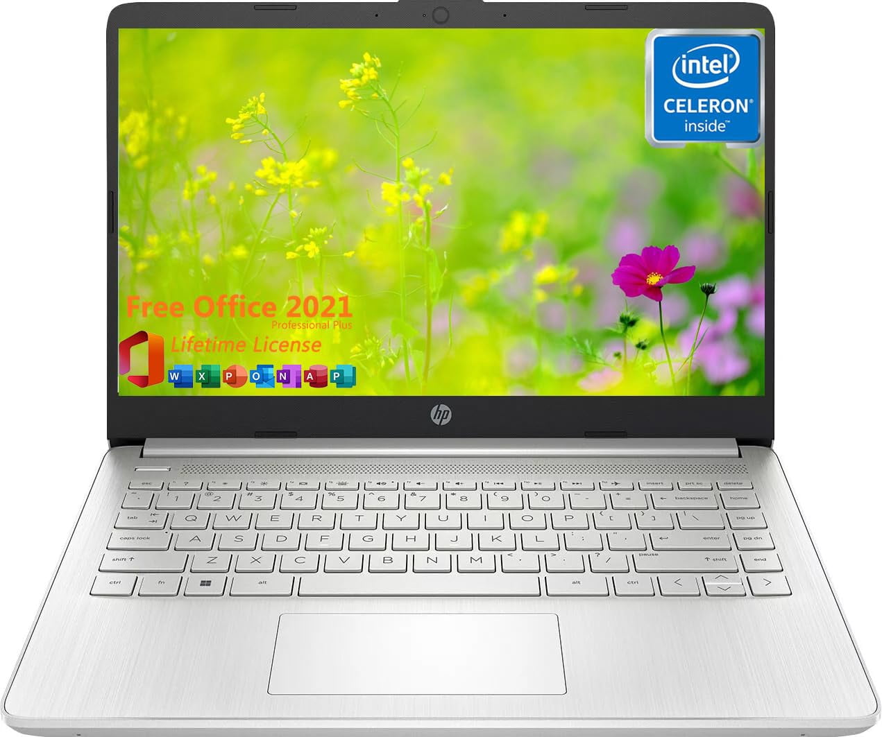 HP 14" Laptop for Student Business, with Office Lifetime License, Intel ...