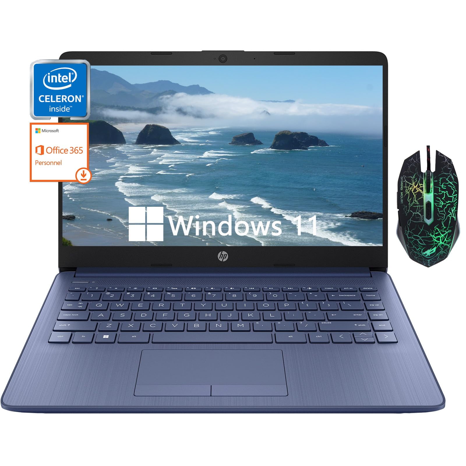 HP 14" Laptop for Student and Business, Ultral Light Laptops, Intel ...