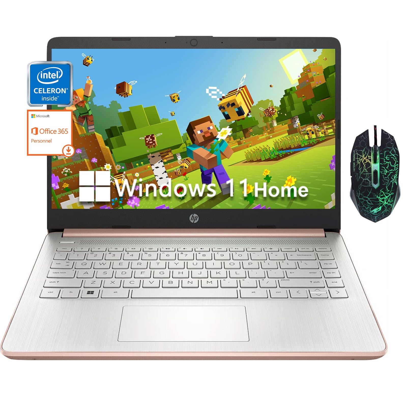 HP 14" Laptop for Student and Business,Intel Celeron N4120,16GB,128GB ...