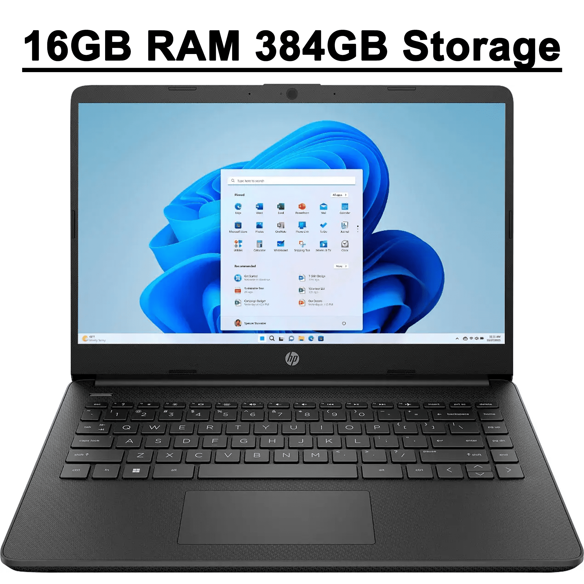 HP 14 Lightweight Business & Student Laptop 14" HD Anti-glare Intel ...
