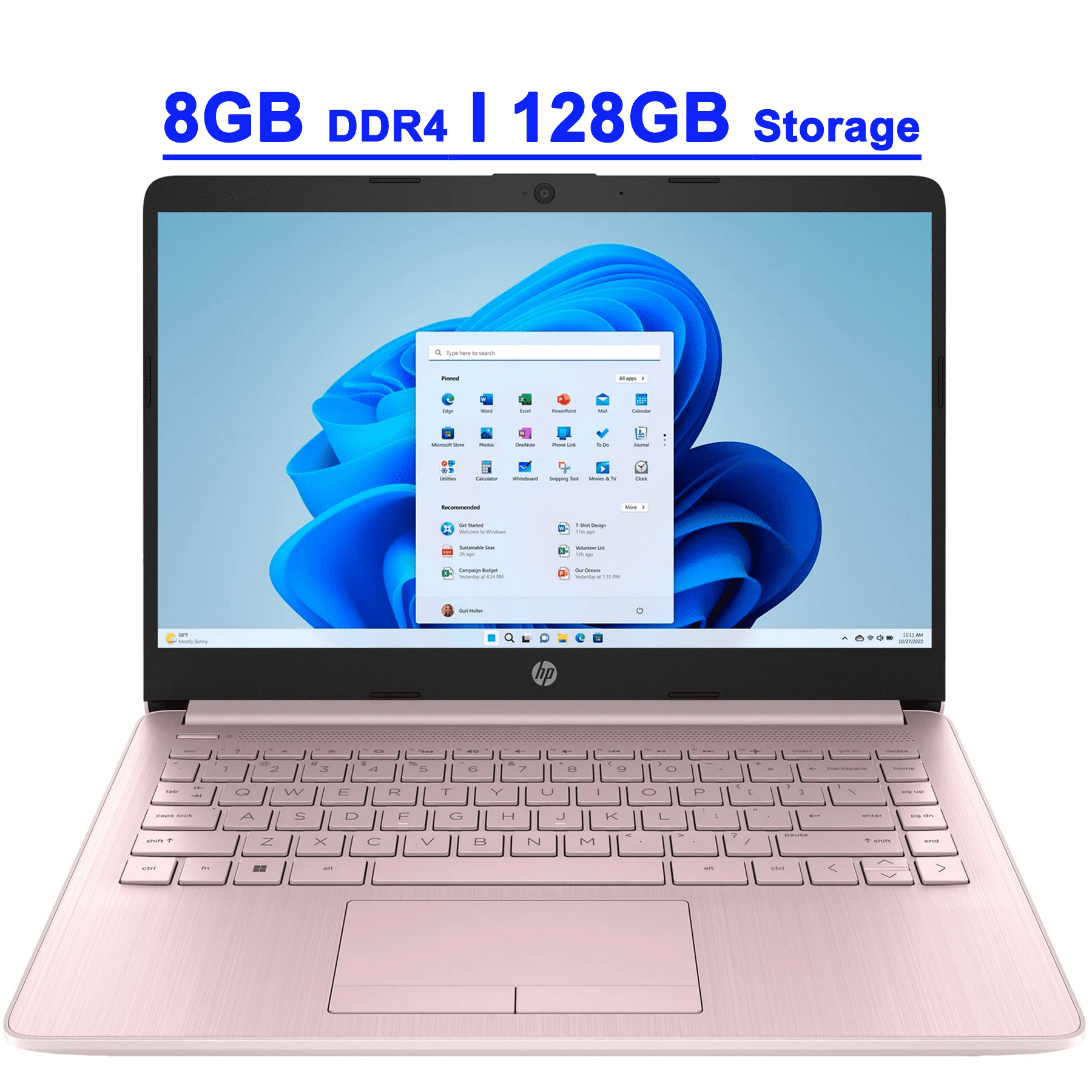 HP 14 Premium Lightweight Student & Business Laptop 14" HD Intel 4-core ...
