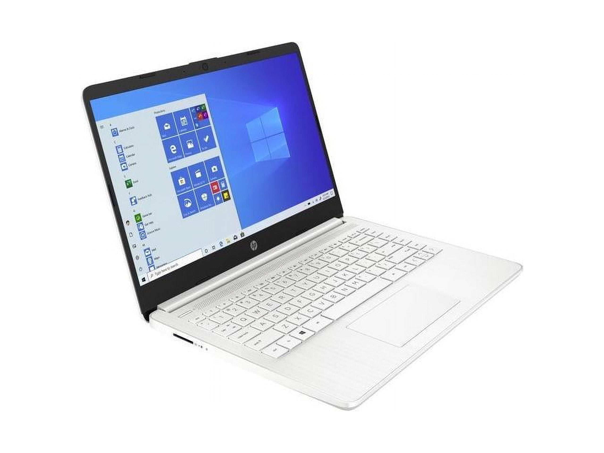 HP 14 14" Laptop, Intel Celeron N4020, 4GB, 64GB SSD, Snow White, 14 ...
