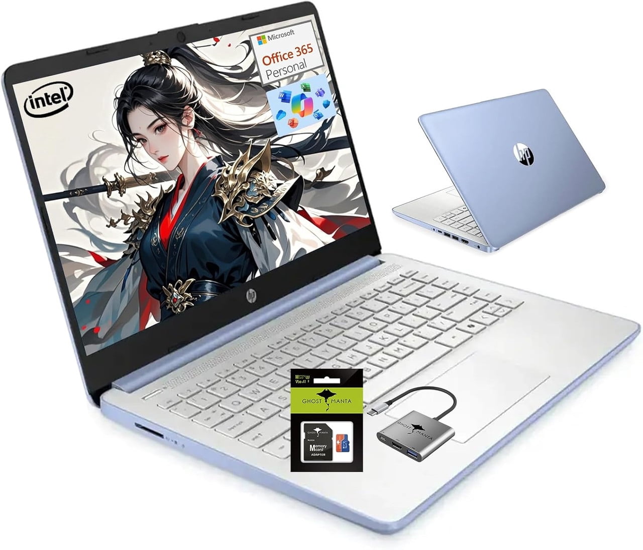 HP 14" Student-Laptop 1-Year Office365, Quad-Core Processor (Beat i3 ...