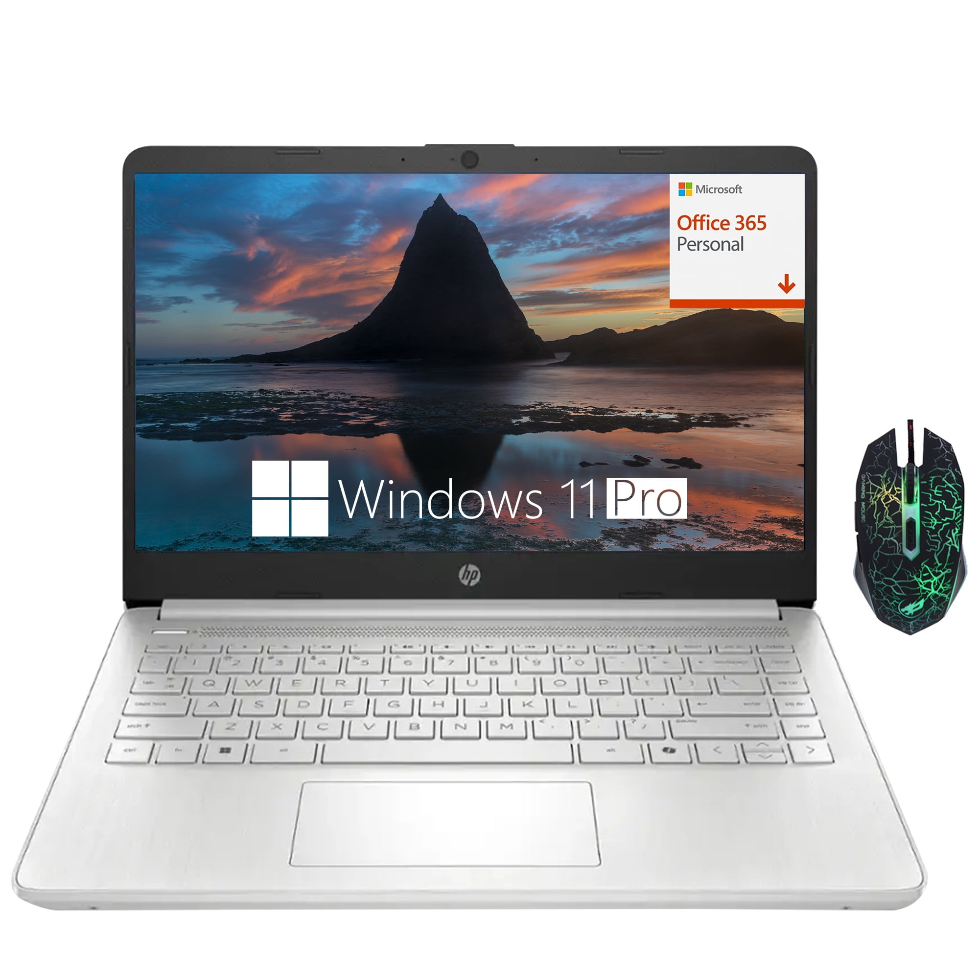 HP 14" Student Laptop, Intel Processor N150, 16GB RAM, 256GB Storage ...