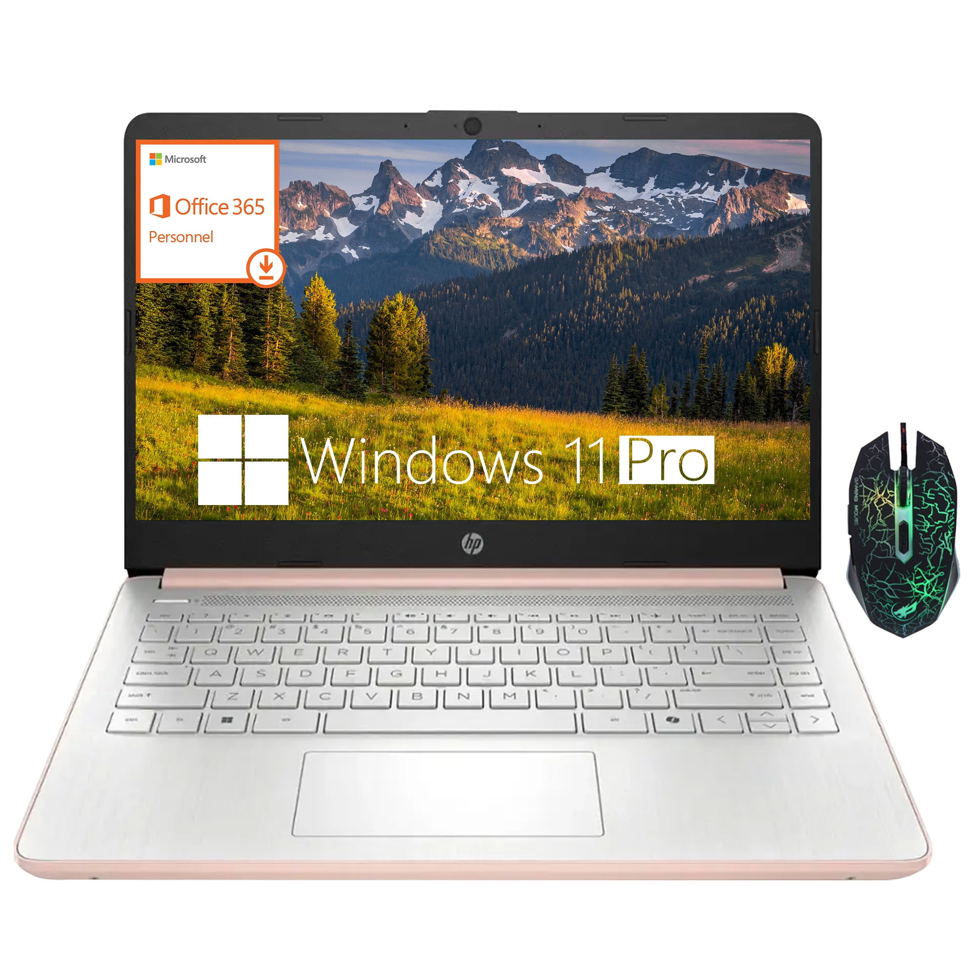 HP 14" Student Laptop, Intel Processor N150, 16GB RAM, 384GB Storage ...