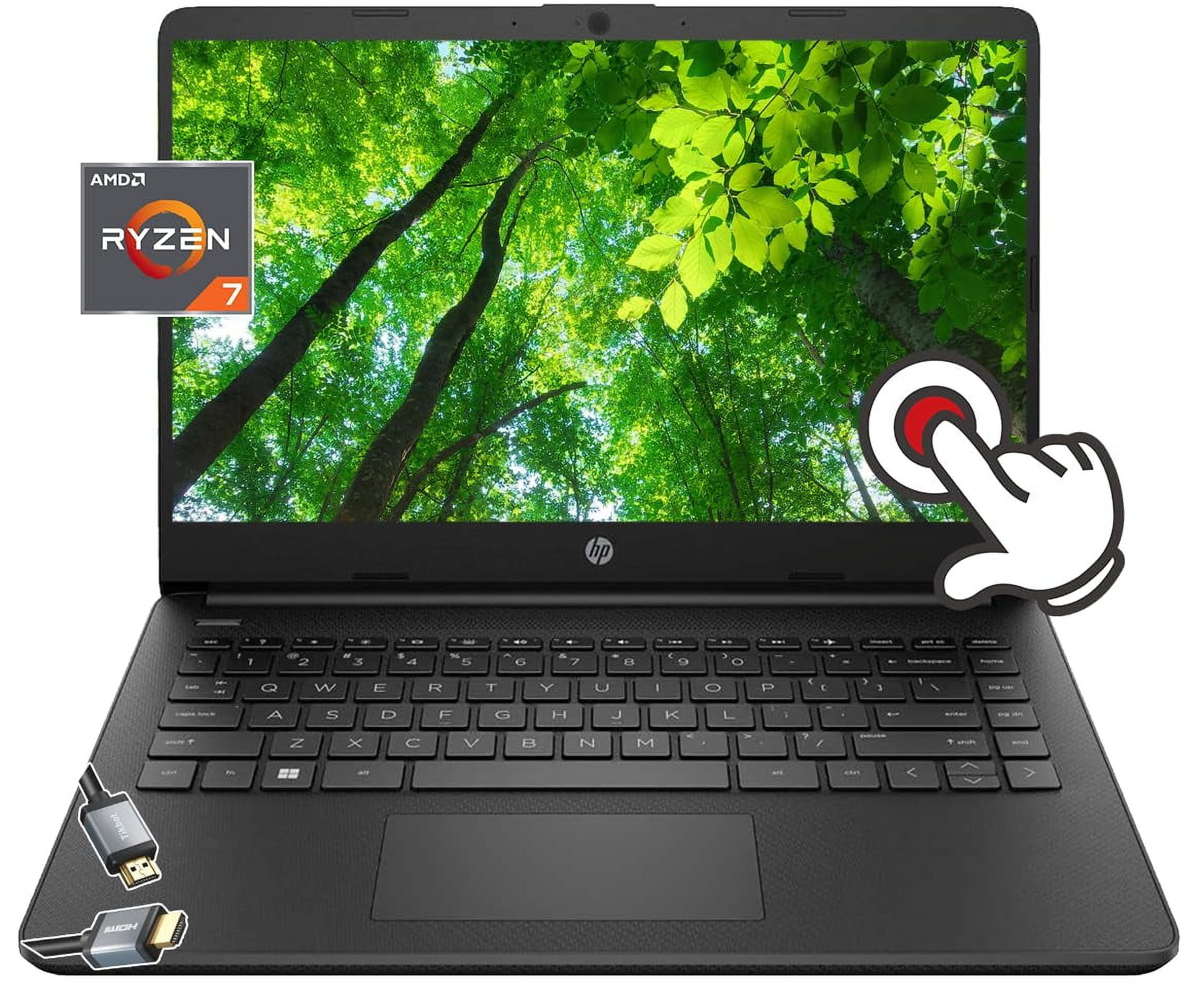 HP 14" Touchscreen Thin and Light Laptop | AMD Ryzen 7 5700U (>i7-1255U ...