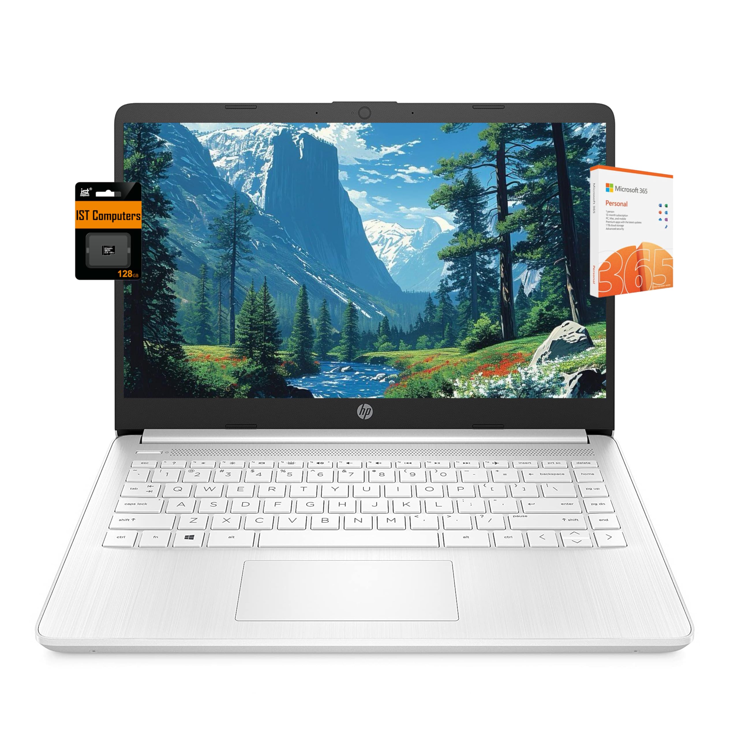 HP 14" Ultra Light Laptop for Student & Home (Intel Quad-Core N4120 ...