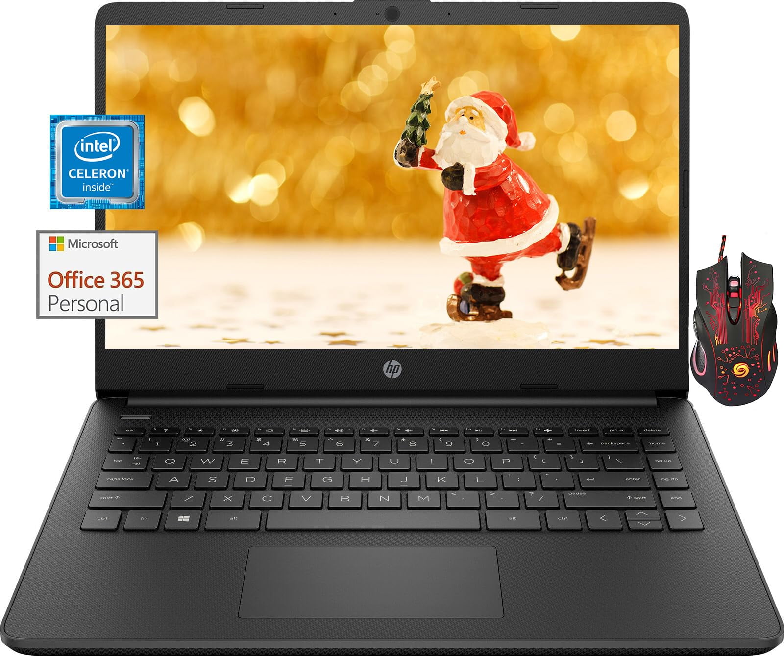 HP 14" Ultra-Light Laptop for Students and Business - Intel Quad-Core ...