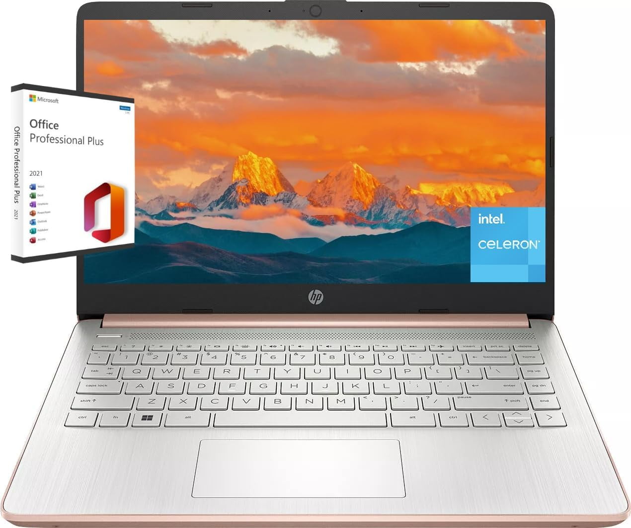 HP 14" Ultral Light Laptop Computer - with Microsoft Office Lifetime ...