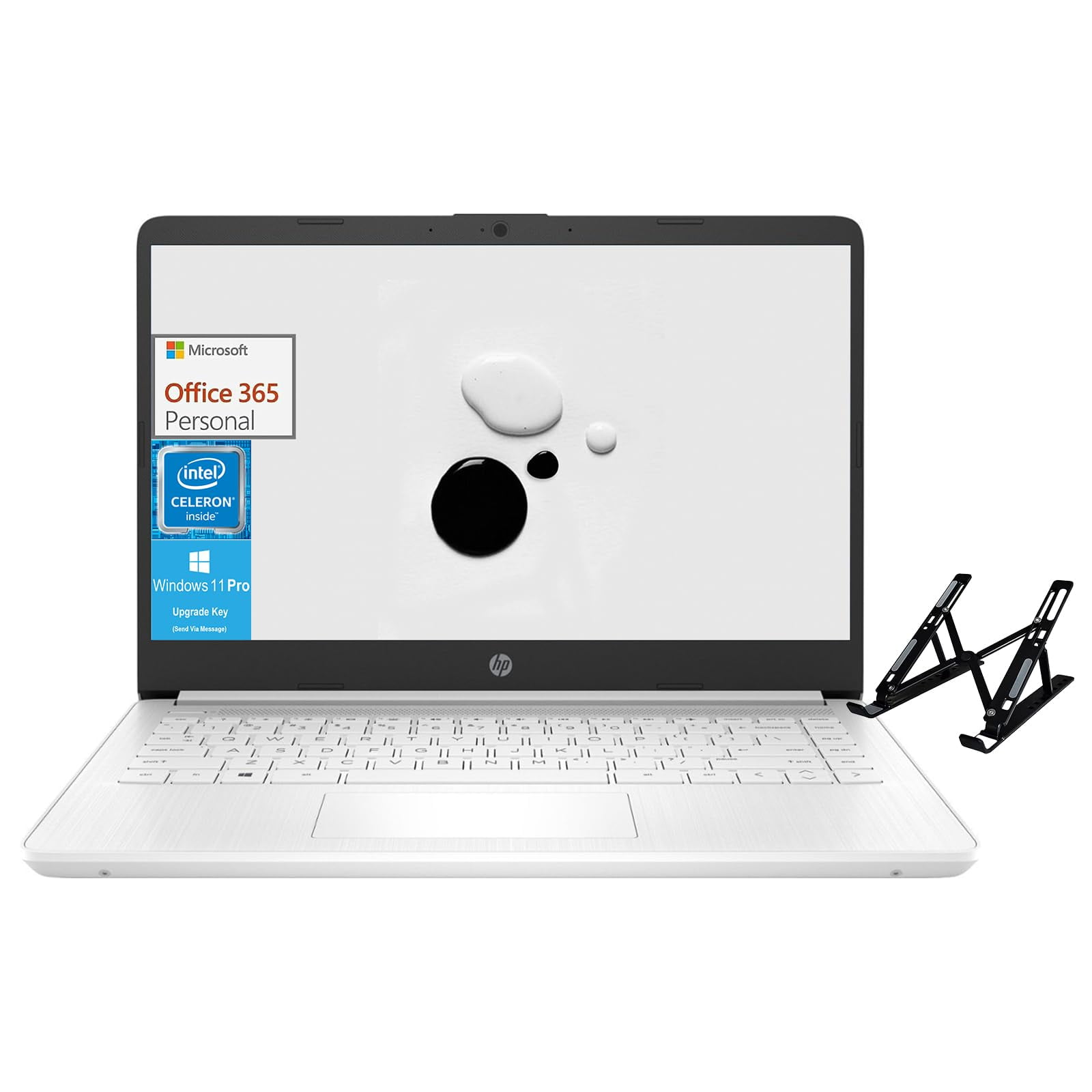 HP 14" Ultral Light Laptop, Intel Quad-Core Processor, 8GB RAM, 320GB ...