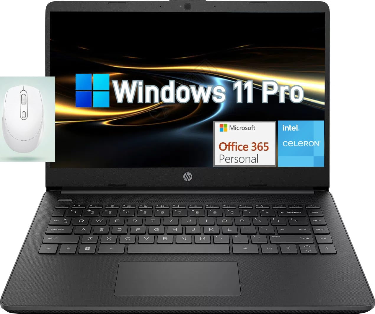 HP 14" Ultral Light Laptops - Windows 11 Pro, with 1Year Microsoft 365 ...