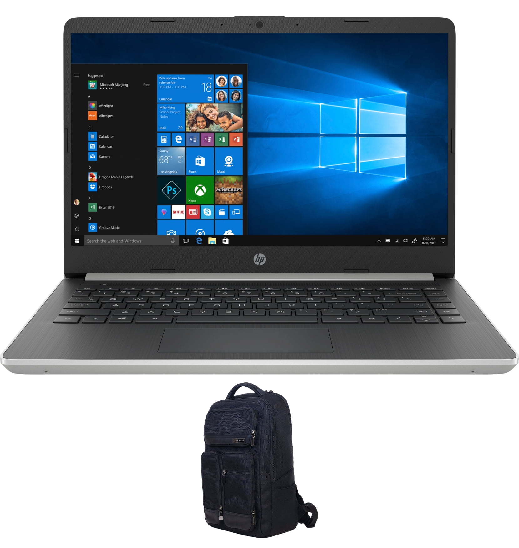 HP 14-dq0005cl Home Office Laptop (Intel Pentium N5000 4-Core, 14.0in ...