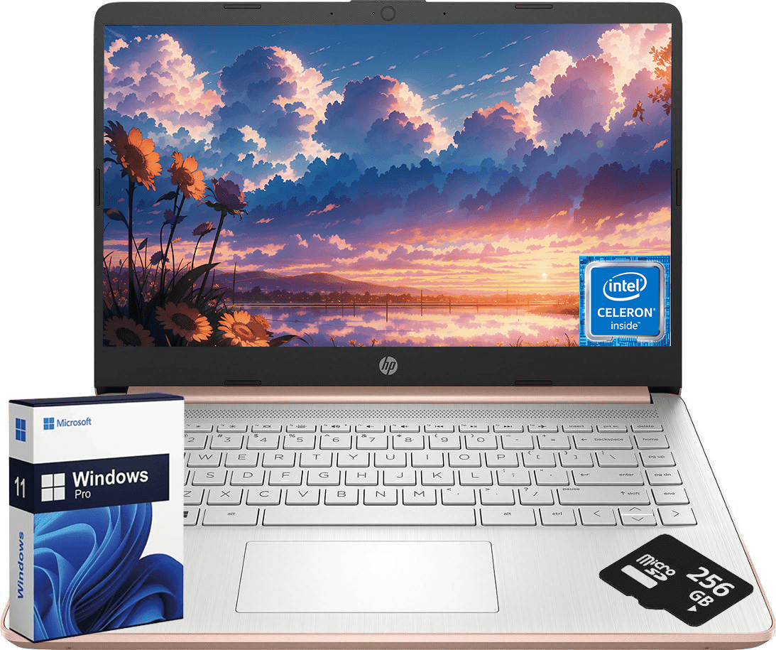 HP 14-inch Essential Portable Laptop - with 1-Year AI-Powered Office ...