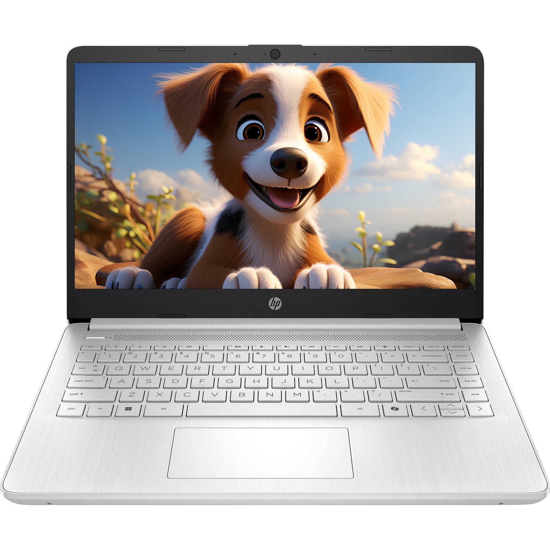 HP 14 inch HD Laptop computer Intel Processor N150 4GB RAM 128GB UFS ...
