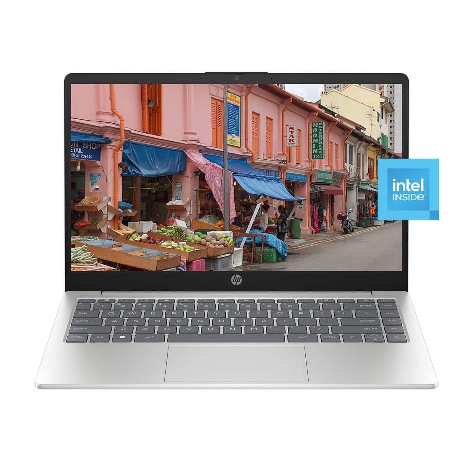 HP 14 inch Laptop, HD Display, Intel Processor N200, 4 GB RAM, 128 GB ...