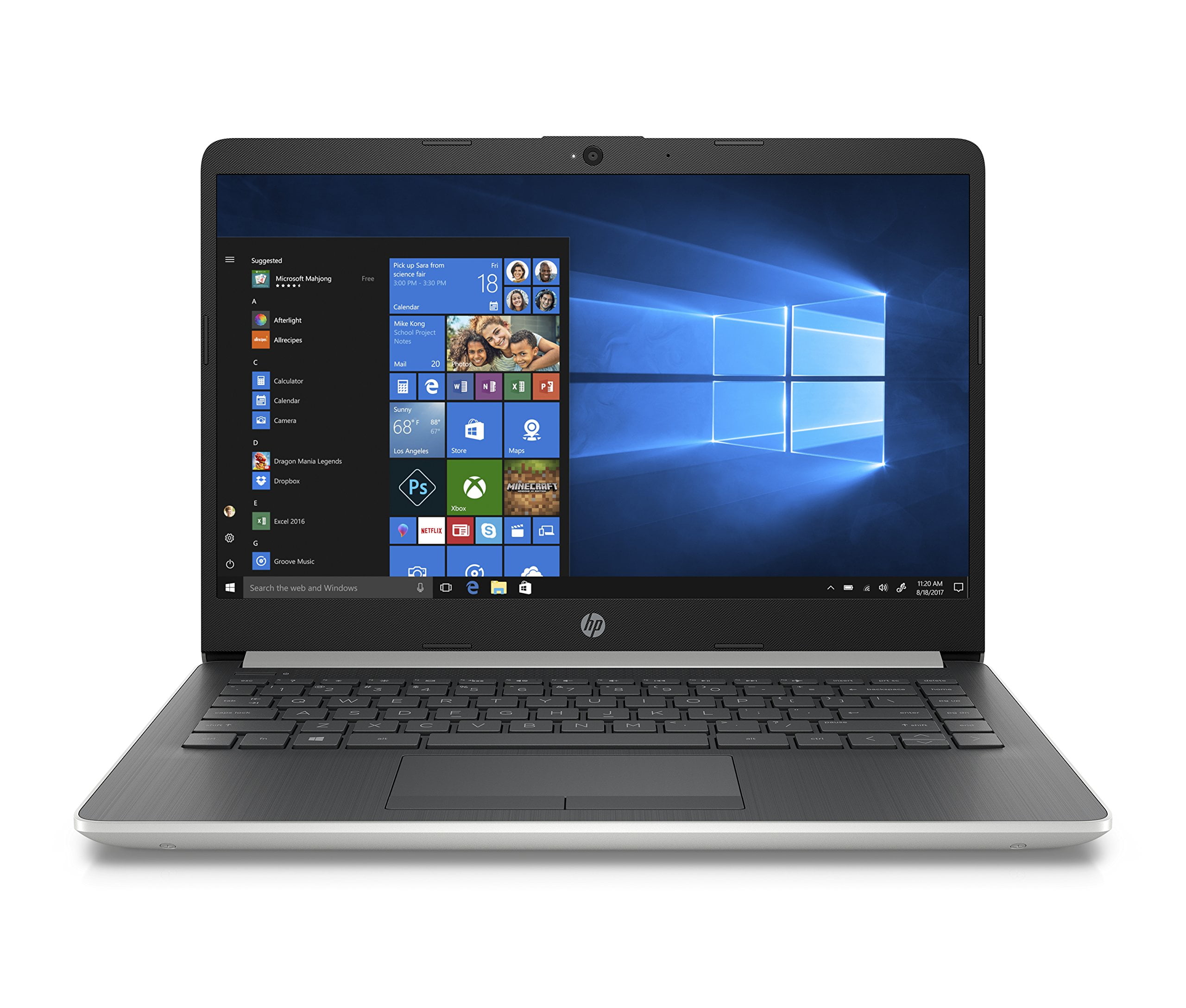 HP 14-inch Laptop, Intel Pentium Silver N5000 Processor, 4 GB SDRAM ...