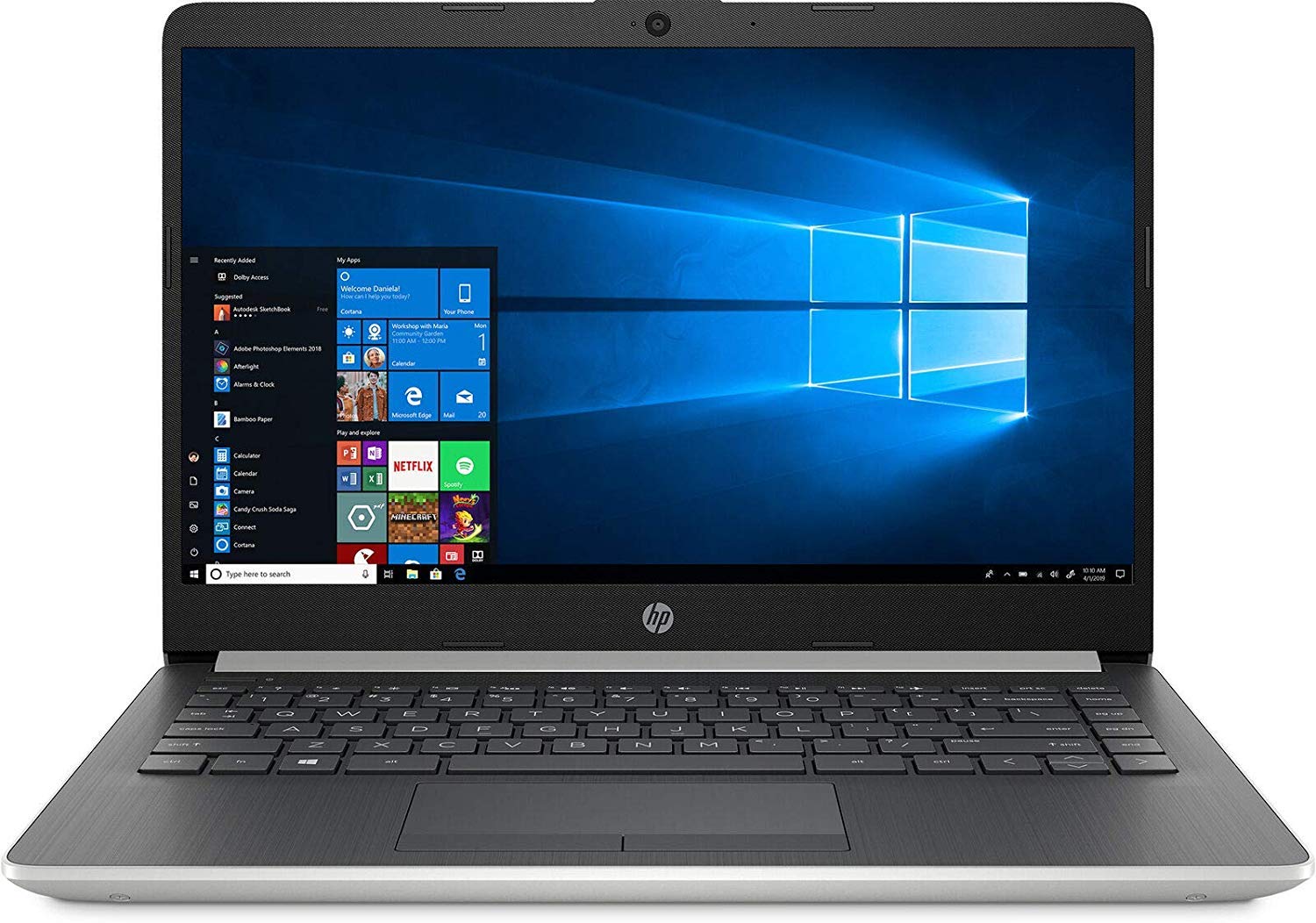 HP 14-inch Touchscreen Laptop, AMD Ryzen 3-3200U up to 3.5GHz, 8GB DDR4 ...