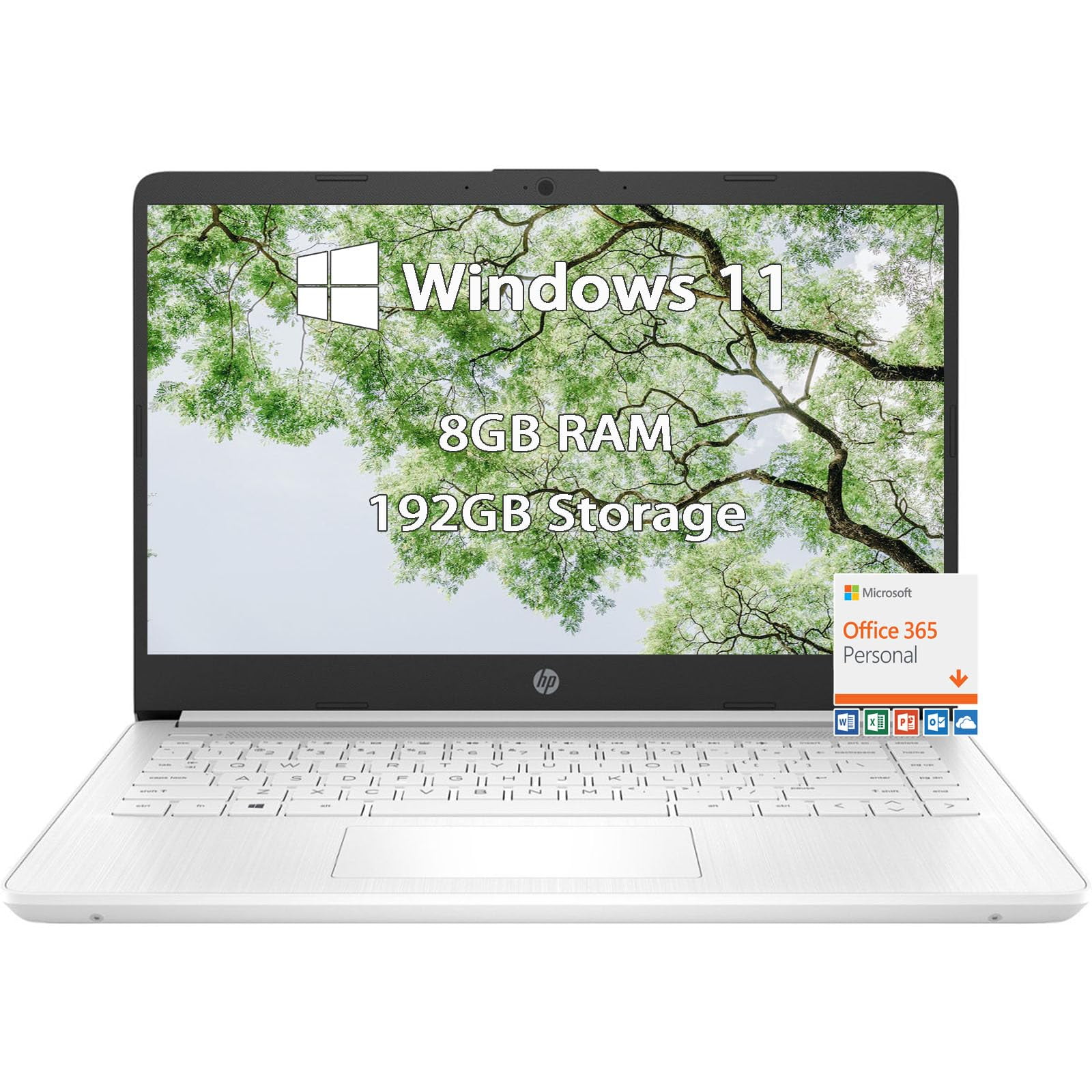 HP-14inch Laptop-Windows11 Laptop-School - Microsoft Office 365 - Quad ...