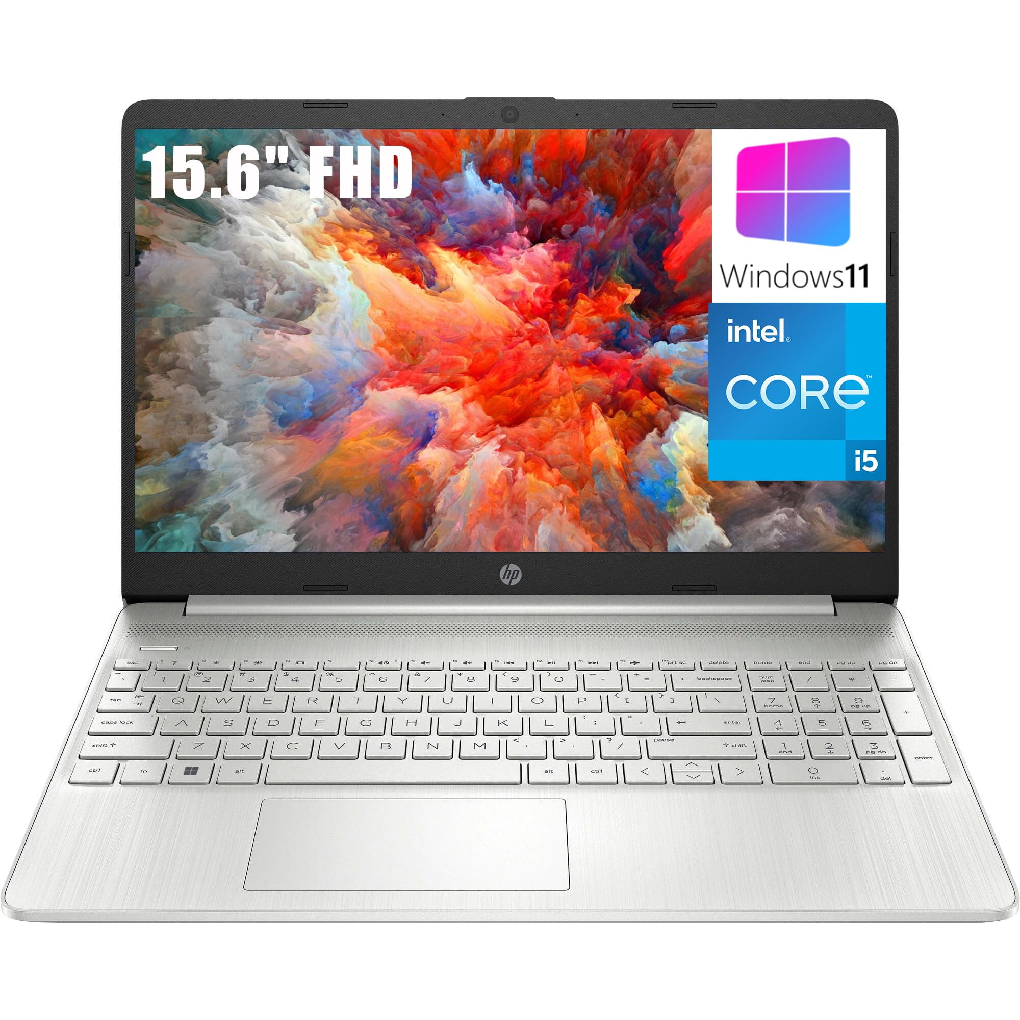 HP 15 15.6" FHD Laptop Computer, Intel Core i5-1135G7 up to 4.2GHz ...