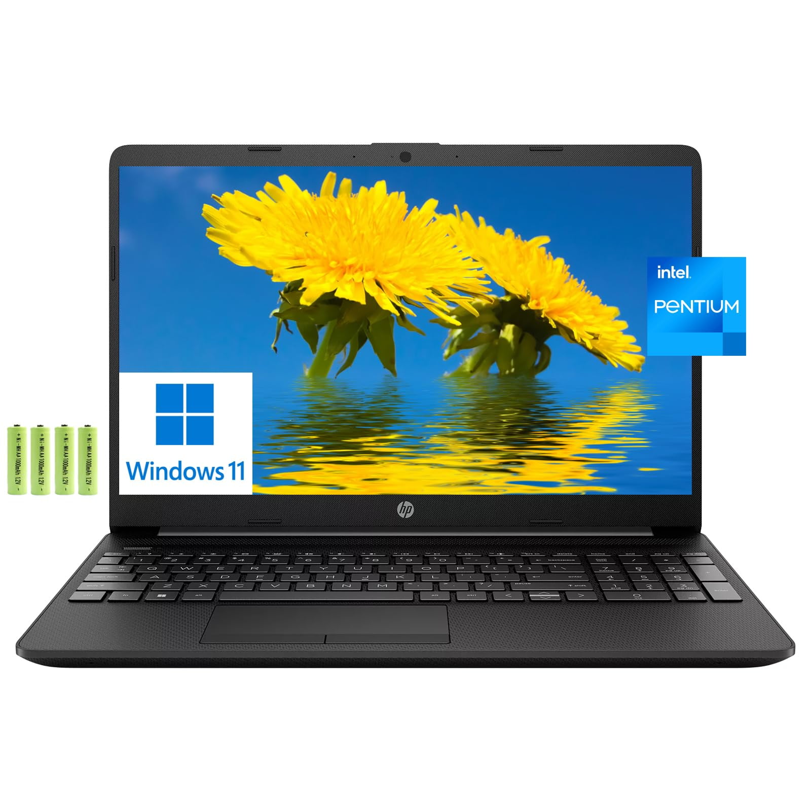 HP 15 15.6" HD Business Laptop for Home & Student, Intel 4-Core Pentium ...