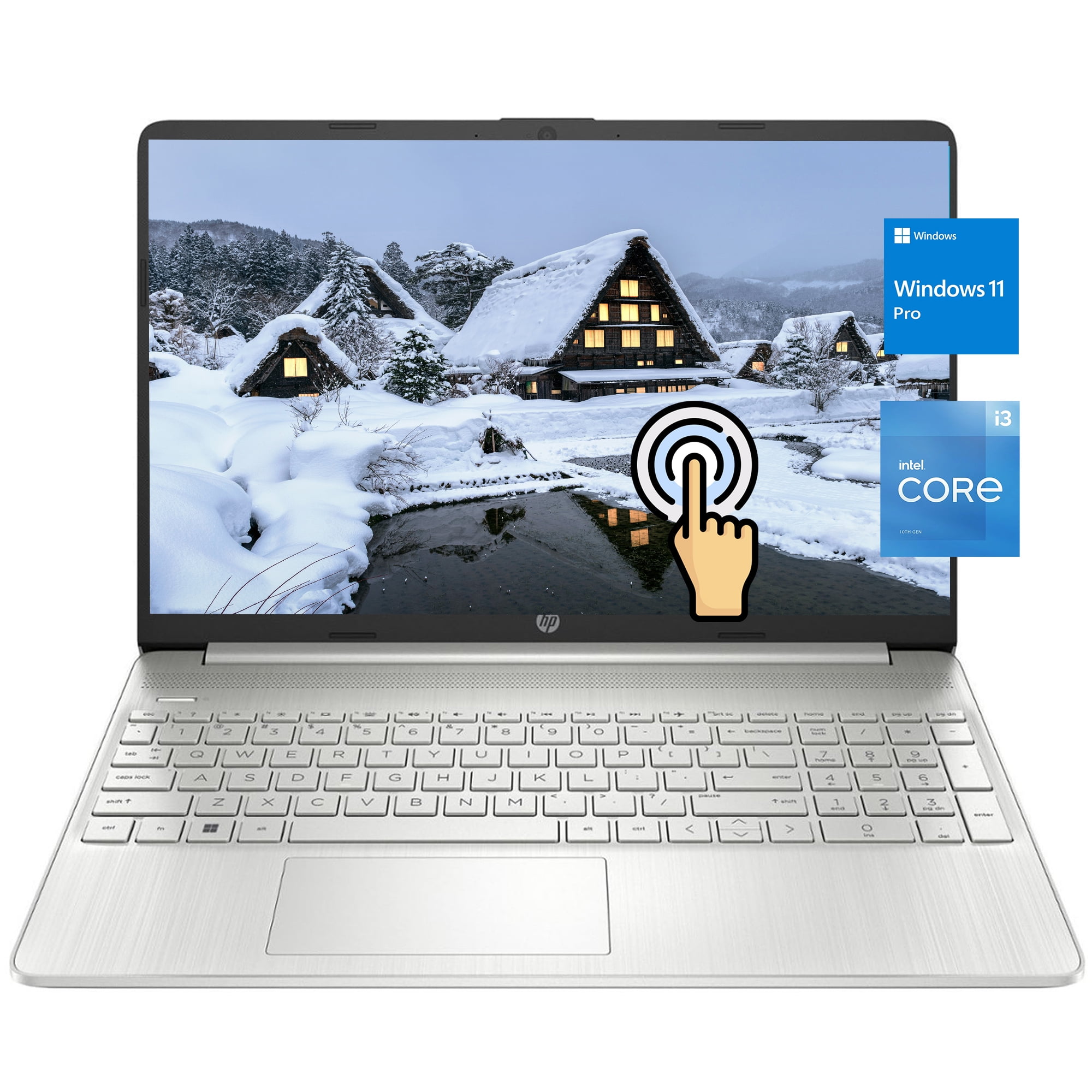 "HP 15 Touchscreen Business Laptop, 15.6"" HD, Intel i3-1115G4, 16GB ...