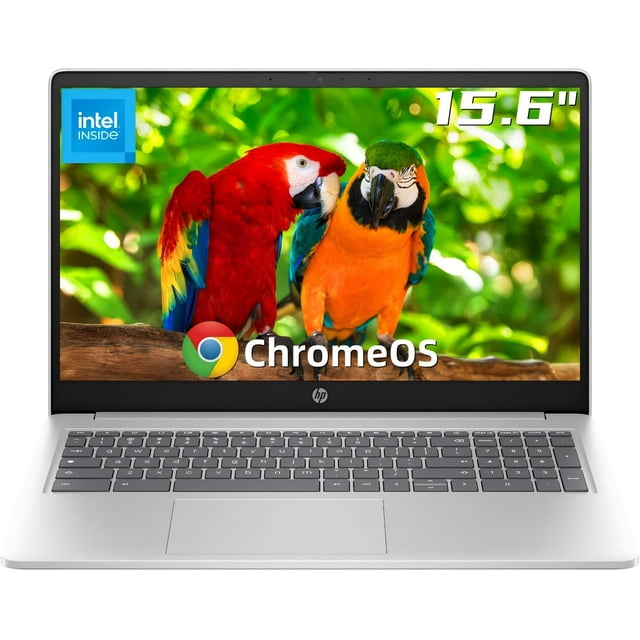 HP 15.6" Chromebook Laptop, Intel Processor N200, 8GB RAM, 64GB eMMc ...