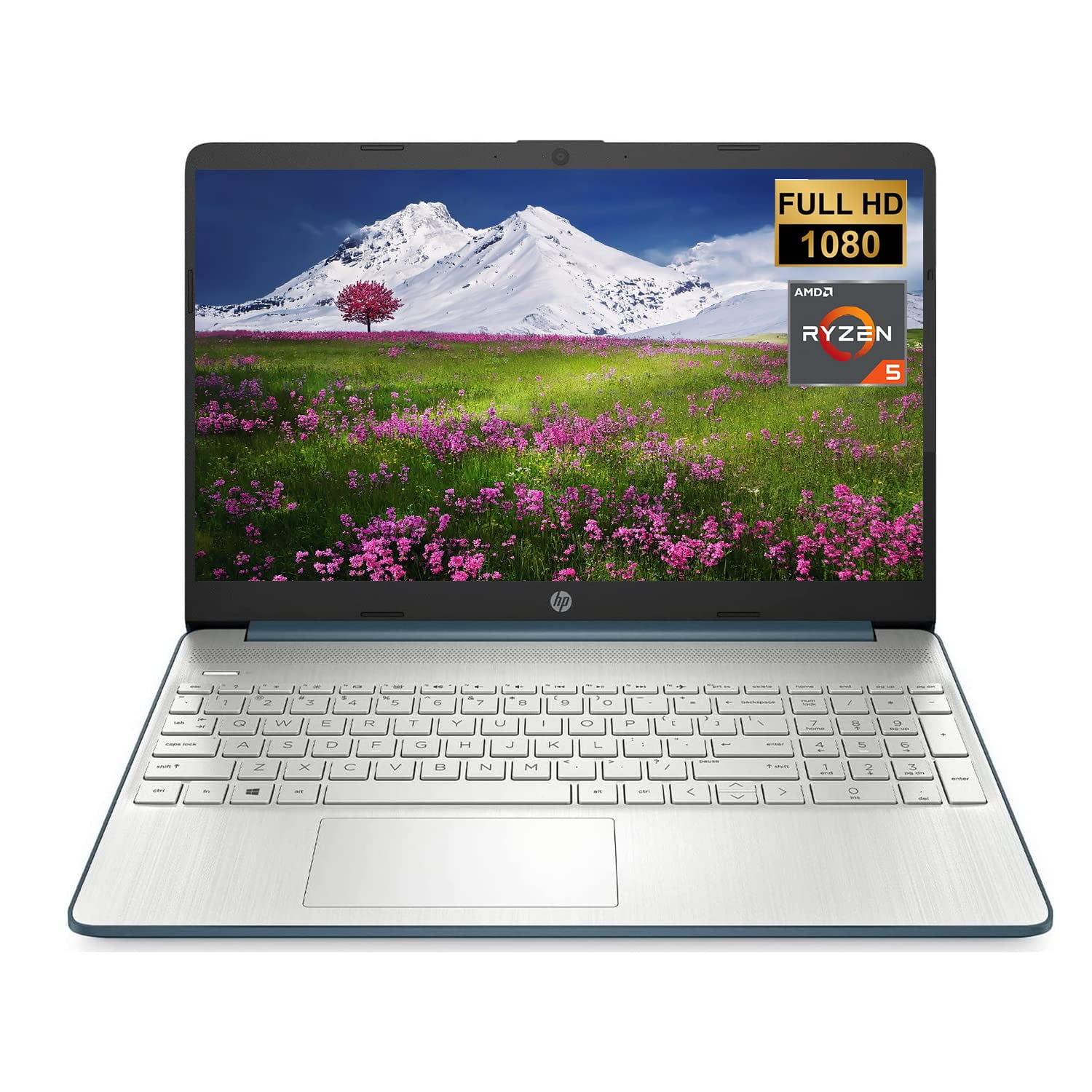 HP 15.6" FHD (1920 x 1080) Laptop for Business and Student, AMD Ryzen 5 5500U Processor (Beats ...