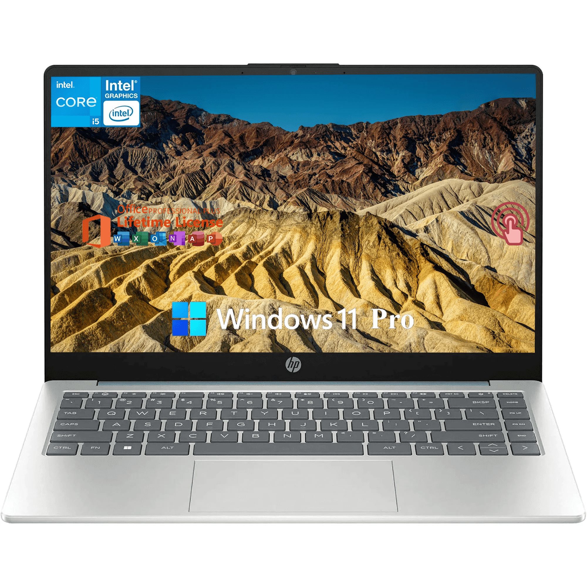 HP 15.6" HD Business Touchscreen Laptop, Intel Core i5-1235U (Up to 4.4 ...