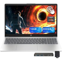 HP 17.3" HD+ Touchscreen Laptop, AMD Ryzen 5 7430U, 16GB DDR4 RAM, 2TB ...