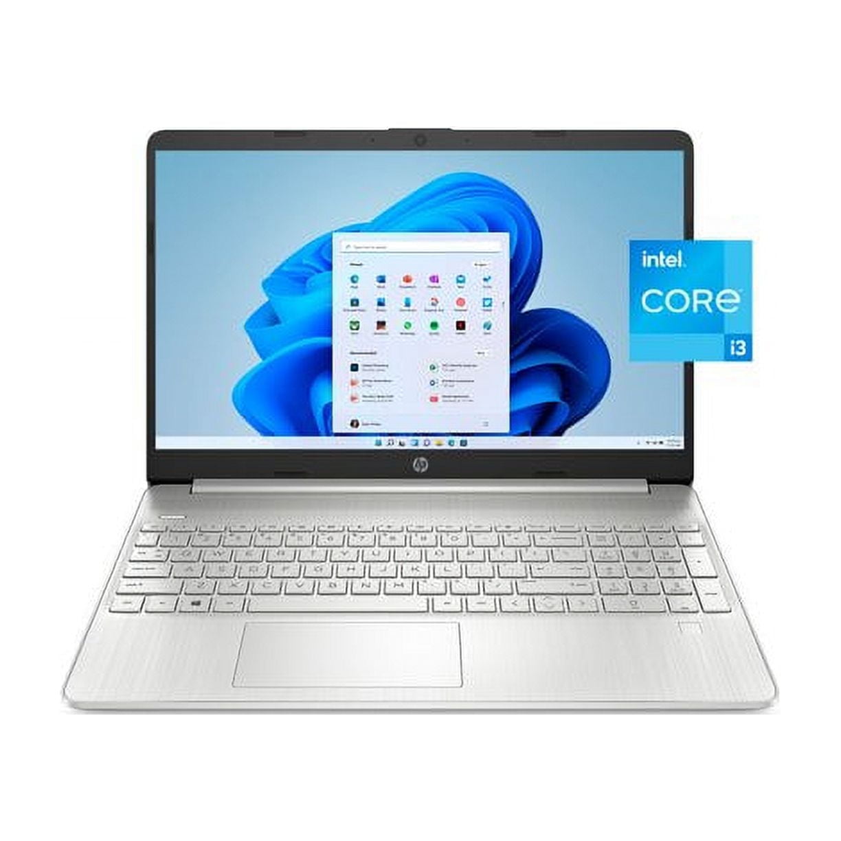 HP 15.6" FHD Laptop, Intel Core i3-1215U, 12GB RAM, 512GB SSD, Silver ...