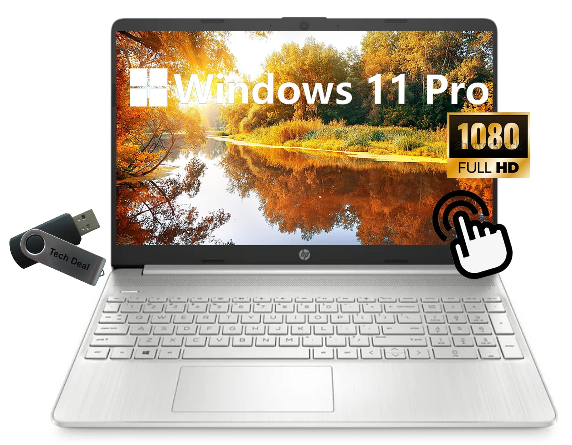 HP 15.6" FHD Touchscreen IPS Display Business Laptop, Intel Core i5 ...