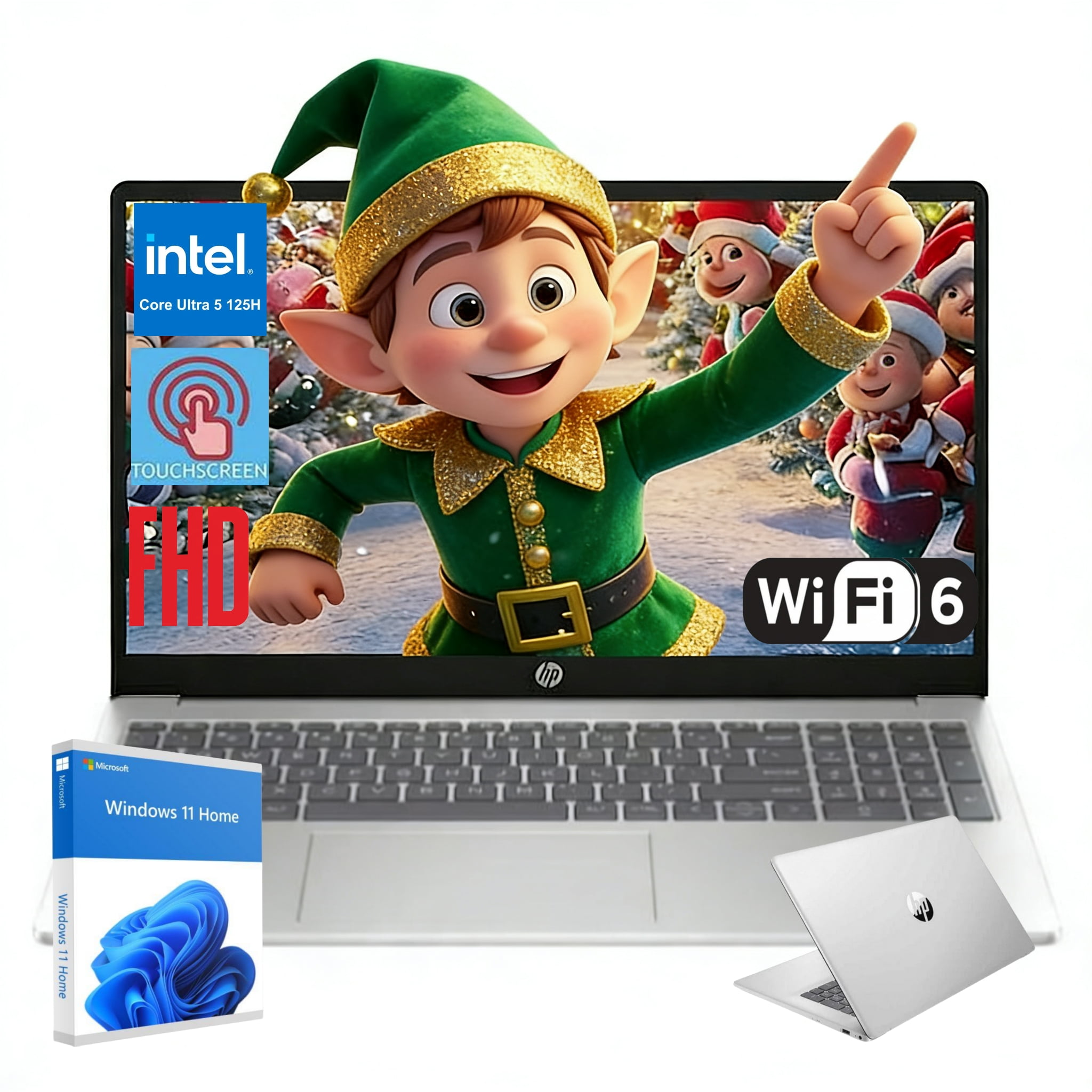 HP 15.6" FHD Touchscreen Laptop ,Intel Core Ultra 5 125H (Beat i5-1235U ...