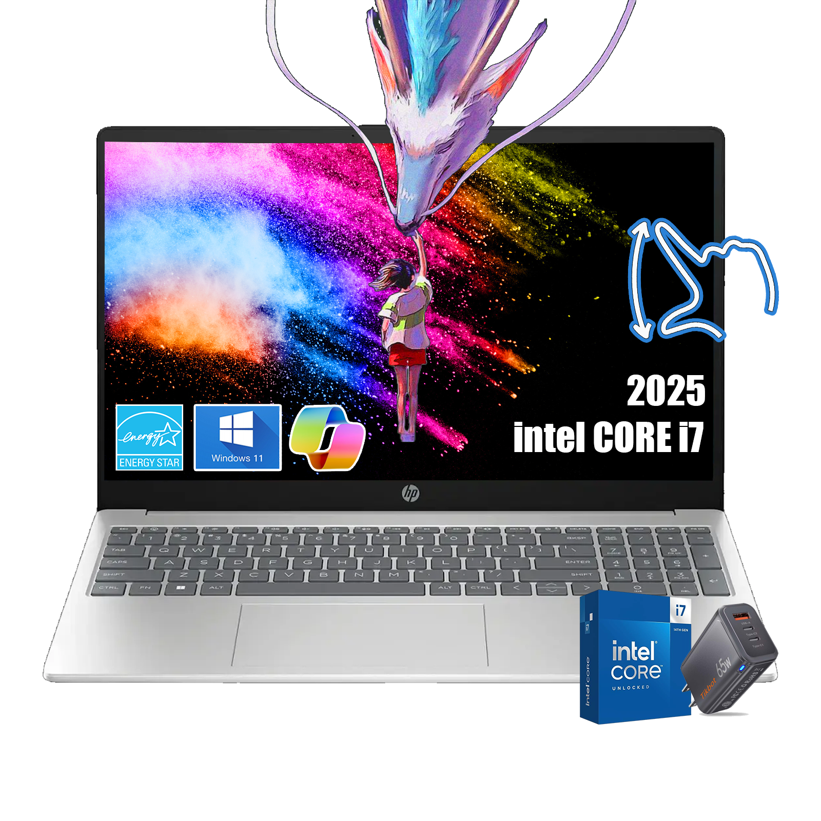 HP 15.6" Full HD Touchscreen Laptop | Intel i7-1355U (Beats i9-10880H ...