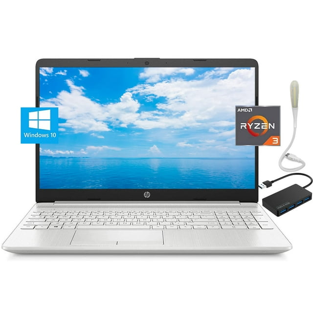 HP 15.6" HD (1366 x 768) Display Laptop, AMD Radeon Graphics Dual-core ...
