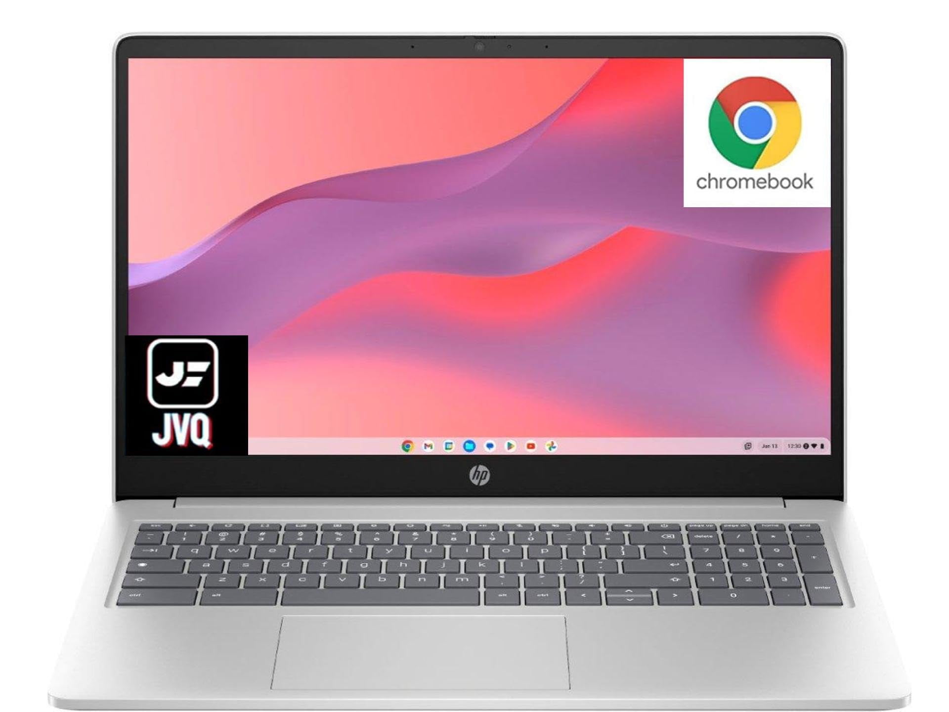 HP 15.6'' HD Chromebook Laptop, Intel Processor N200, 8GB RAM, 64GB ...