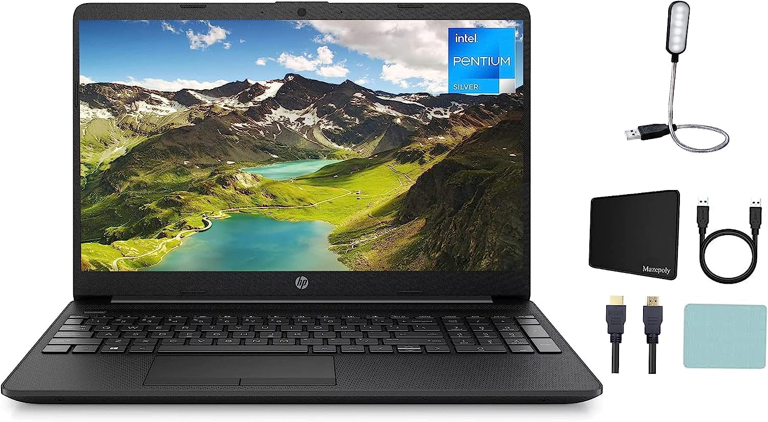 HP 15.6" HD Display Laptop, Intel Pentium N5030 Processor, 8GB RAM ...