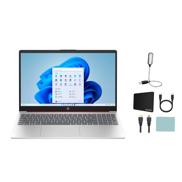 "HP 15.6"" HD Laptop, Intel N200, 16GB RAM, 128GB UFS, Windows 11 ...