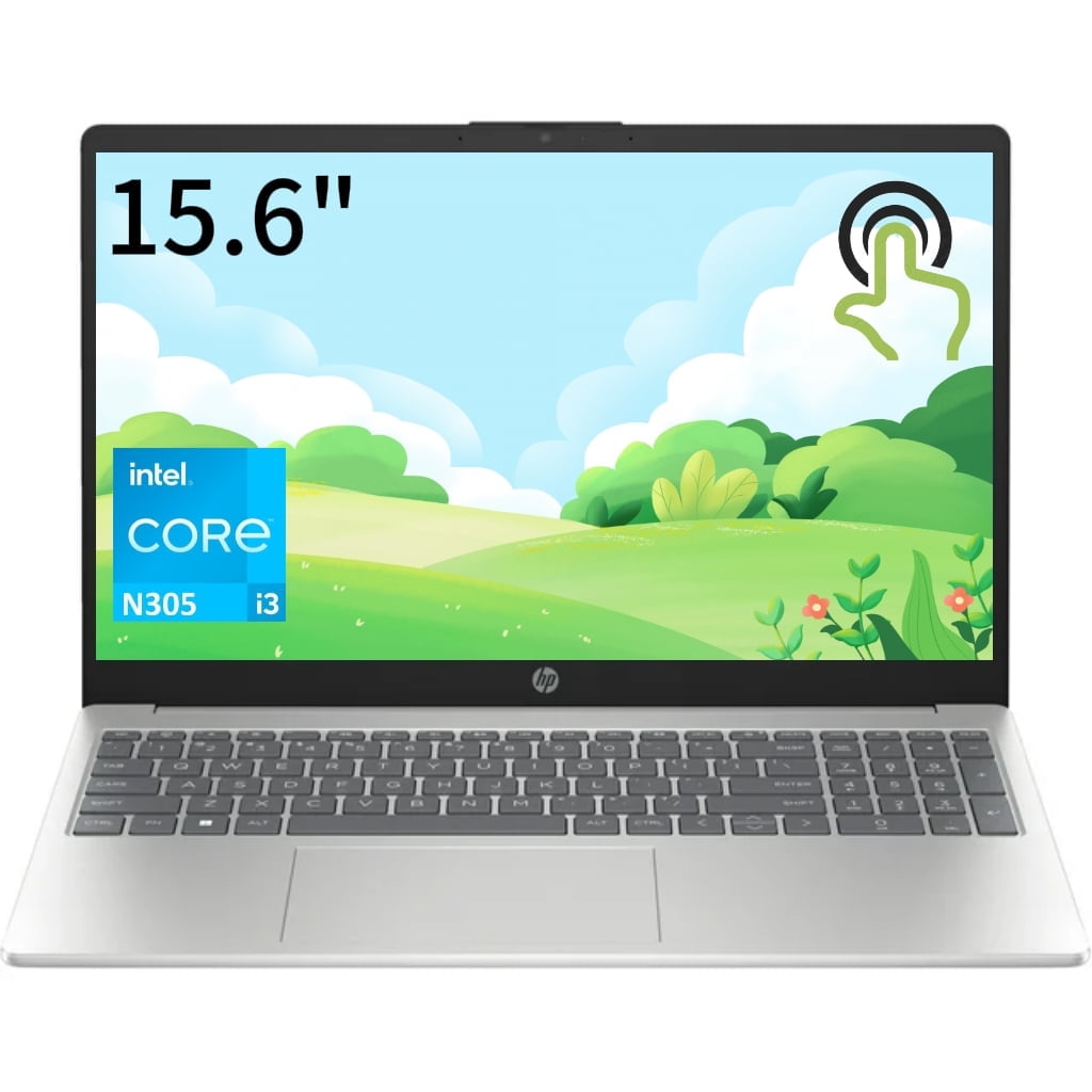 HP 15.6" HD Touch Laptop, Intel Core i3-N305 (Beat i3-1115G4), Intel ...