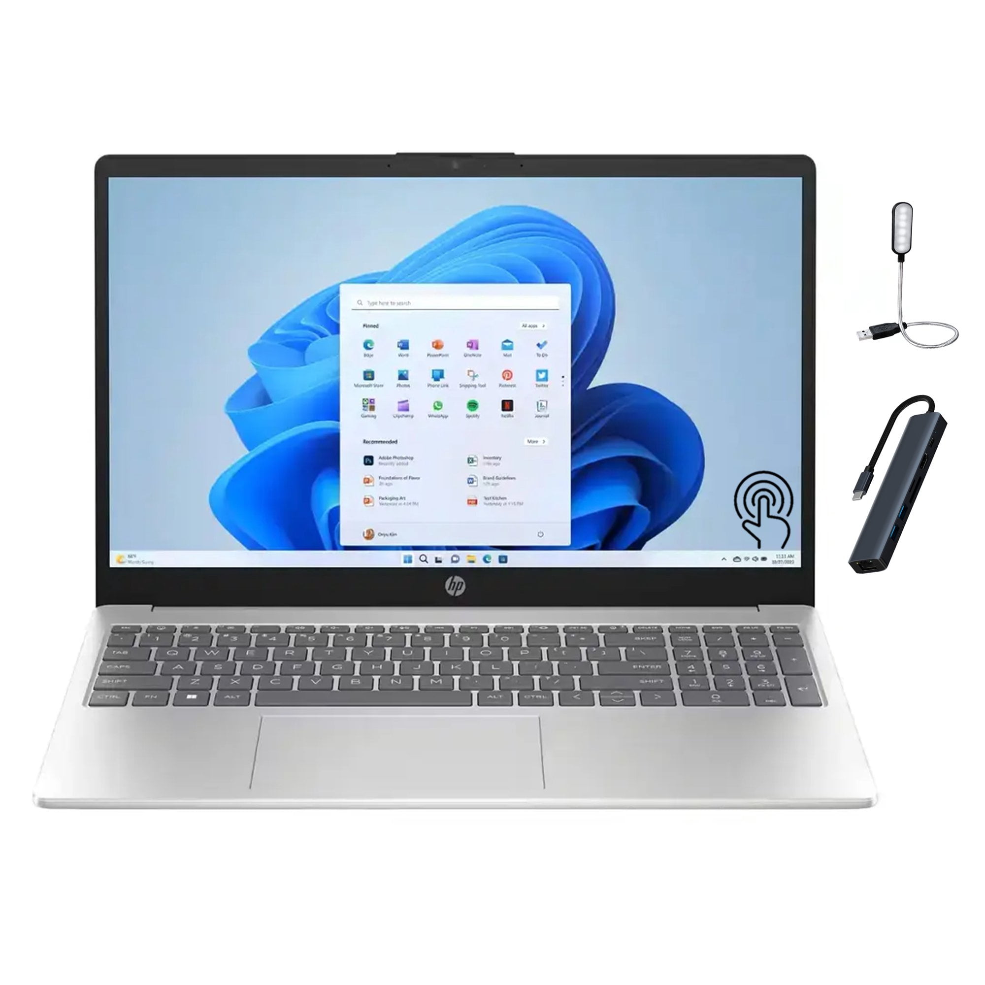 HP 15.6" HD Touch-Screen Laptop, Intel Core i5-1235U, 32GB Memory, 1TB ...