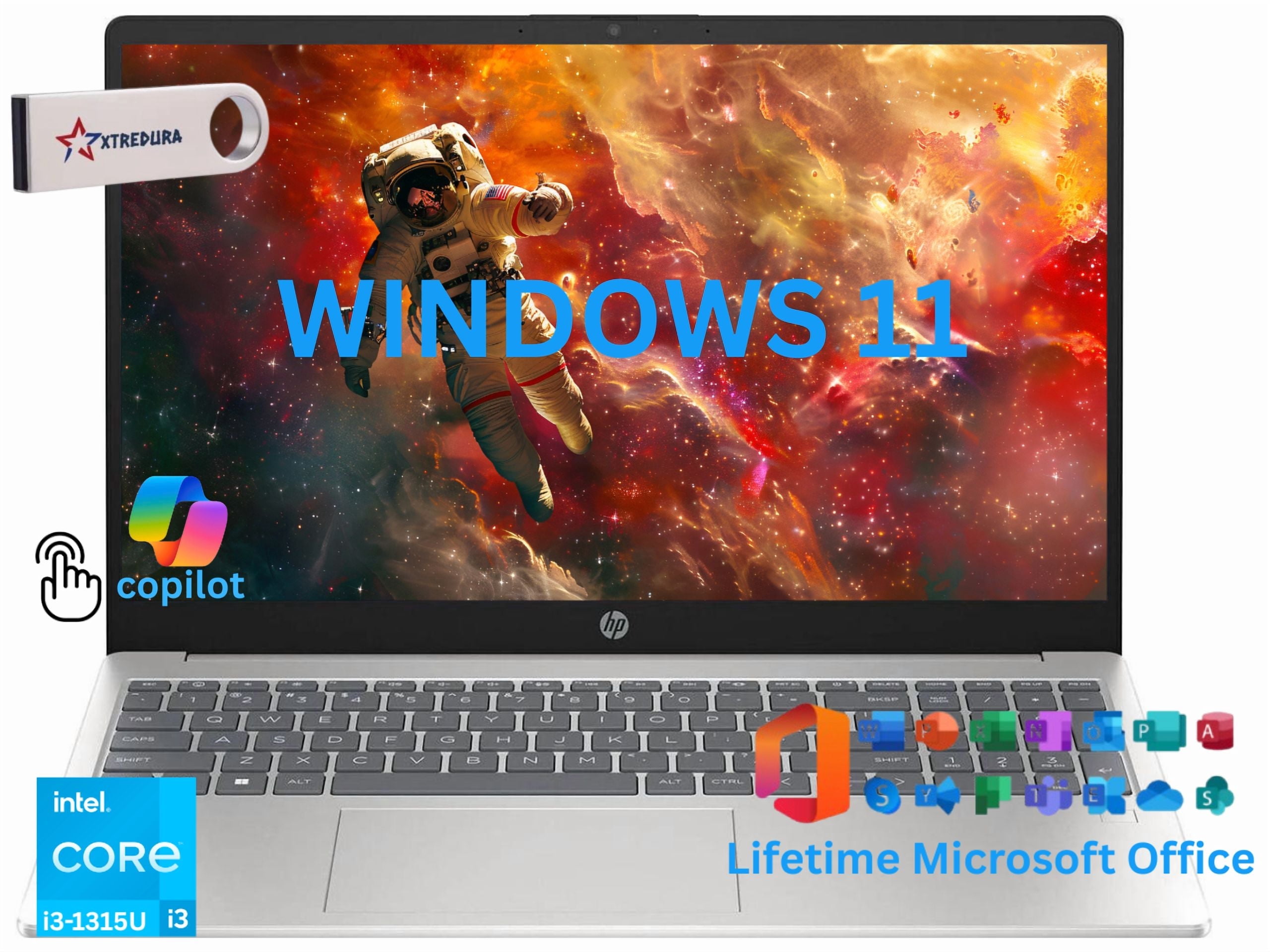 HP 15.6" HD Touchscreen Laptop, 13th Gen Intel Core i3-1315U Beat(i5 ...