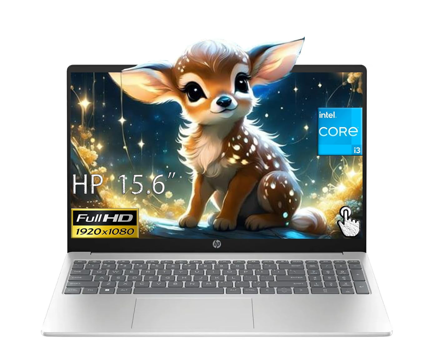 HP 15.6" HD Touchscreen Laptop, Intel i3-1215U Processor, 6-cores, up to 4.40 GHz, 32GB RAM, 2TB ...